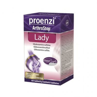 proenzi arthrostop lady tab kaina nuo 18.89 € (2 pard.)