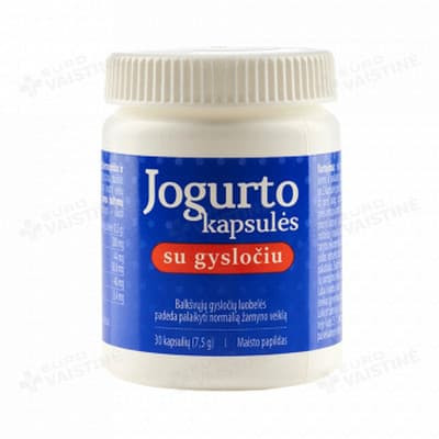 jogurto kapsules kaina nuo 2.99 € (8 pard.)