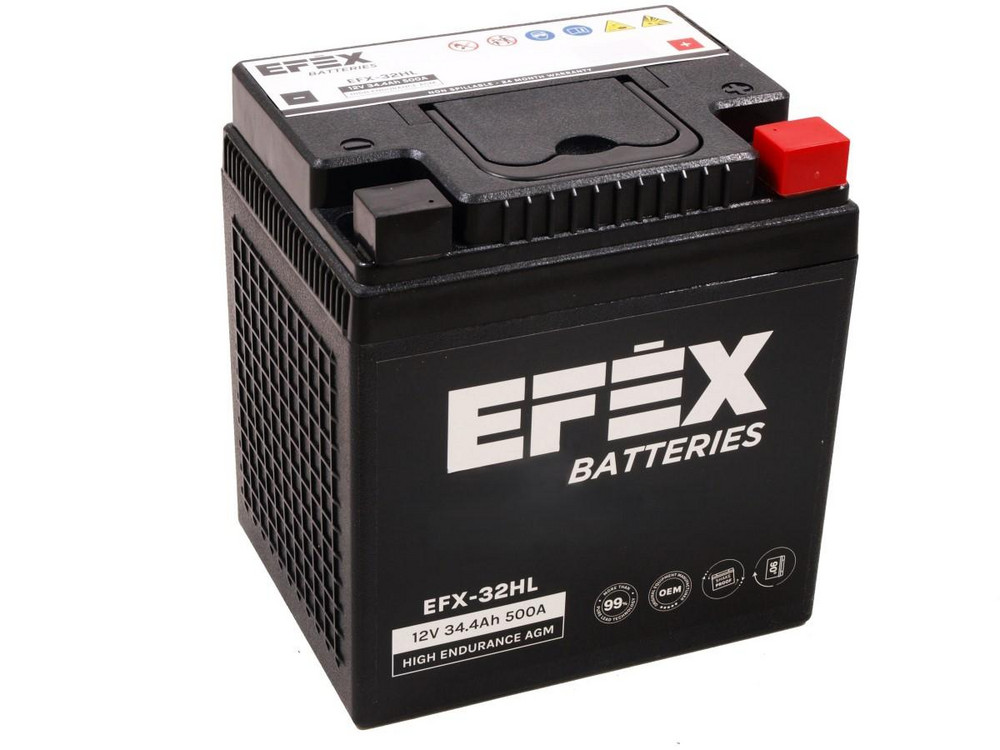 [Nuo 111.62 €] Motociklų akumuliatorius EFEX EFX-32HL YTX30L-BS, 12 V ...