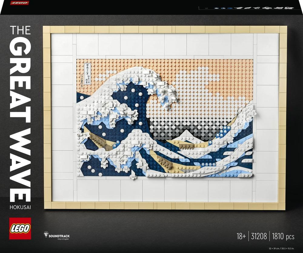 [Nuo 88.8 €] LEGO ART Hokusajis – „Didžioji banga“ 31208 | Kainos.lt