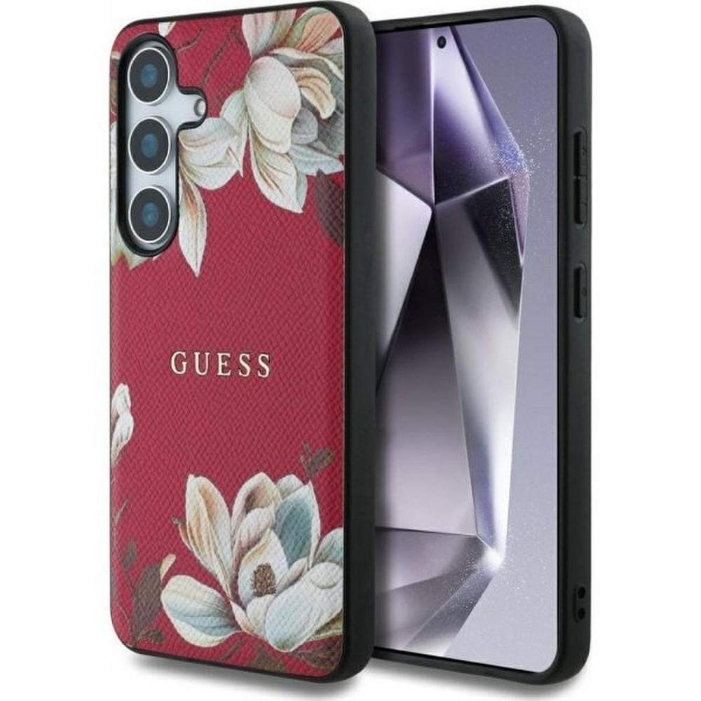 [Nuo 49.9 €] Guess "Grained Printed Flower Pattern MagSafe Case Galaxy ...