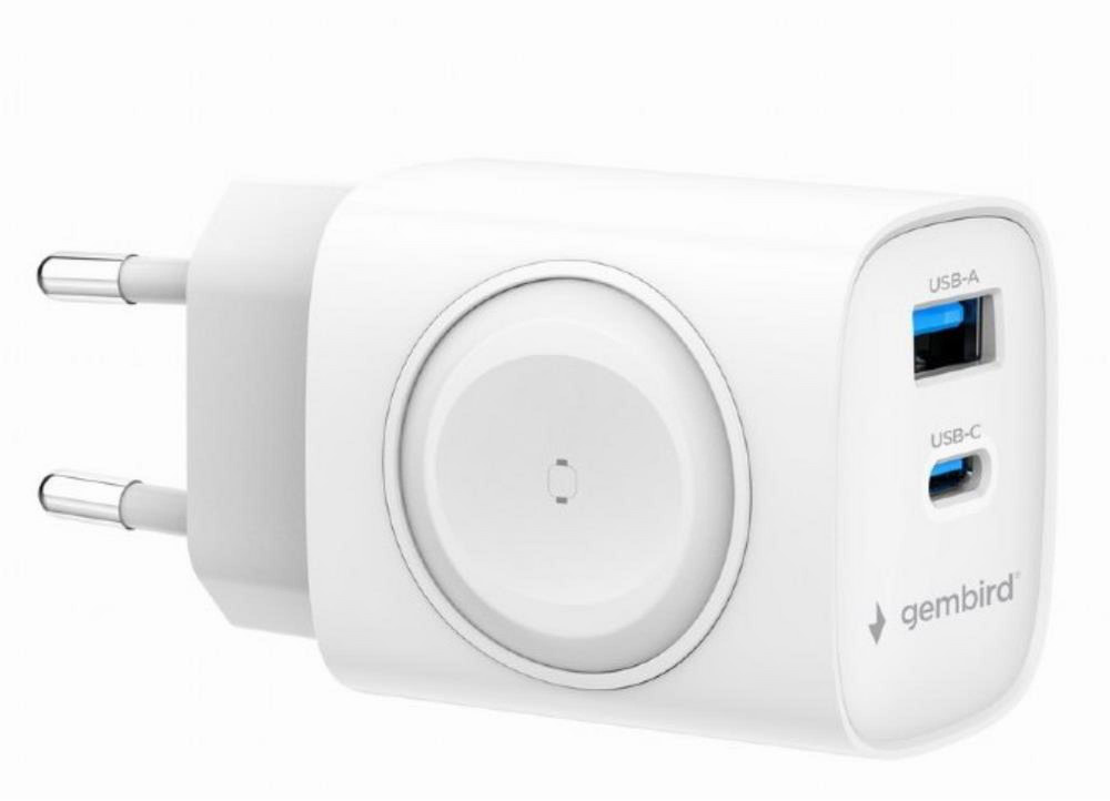 Gembird 2-in-1 20 W Apple Watch and Phone Fast Charger | TA-UC-PDQCW20 ...