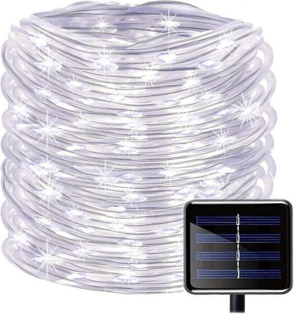 [Nuo 24.29 €] Lauko saulės vamzdiniai šviestuvai, 10 m 100 LED ...