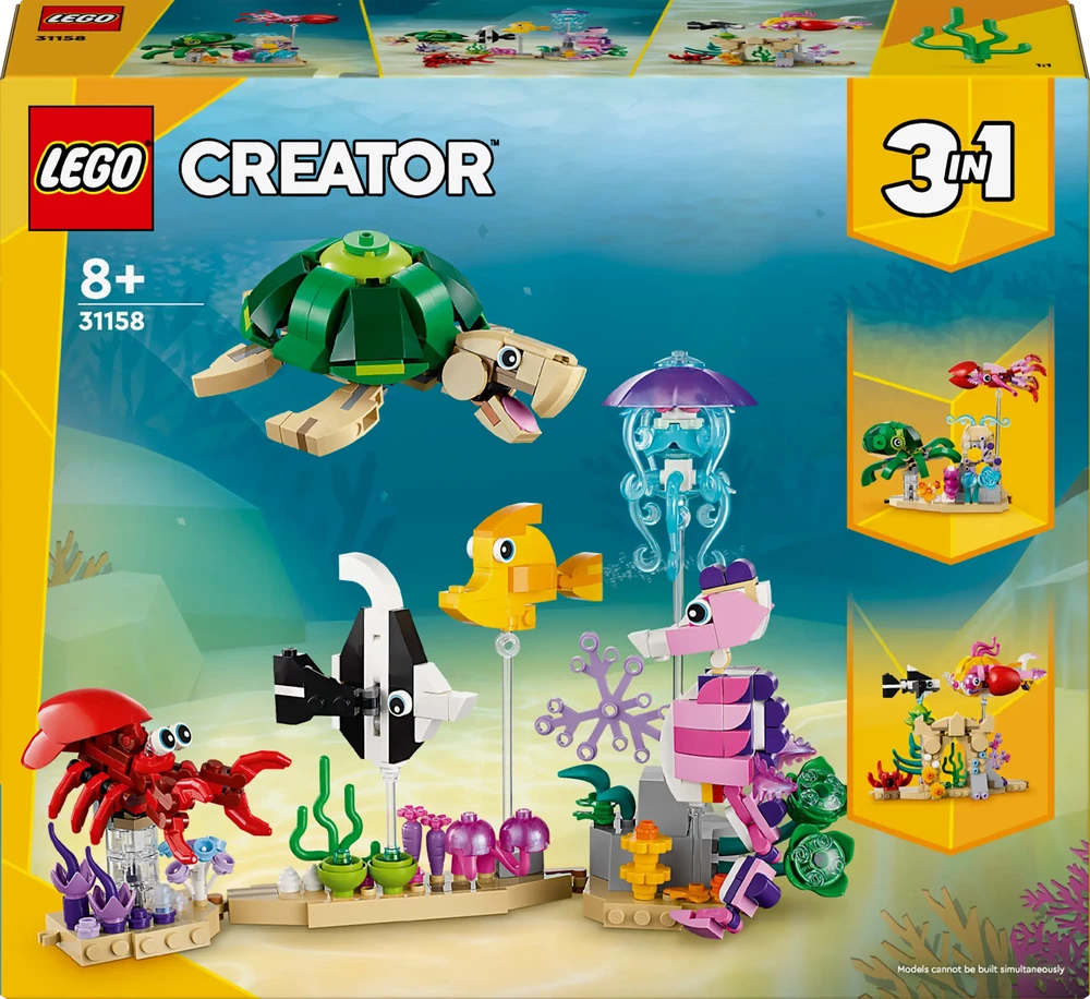 LEGO Creator Jūrų gyvūnai 31158 kaina nuo 35.63 € | Kainos.lt