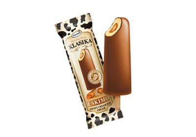 [Nuo 0.65 €] Karamelės sk. grietin. ledai KLASIKA ESKIMO su karamelės ...