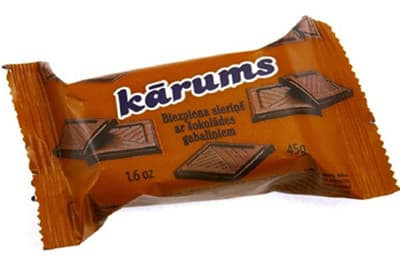 sokoladai kaina nuo 0.33 € (1 pard.)