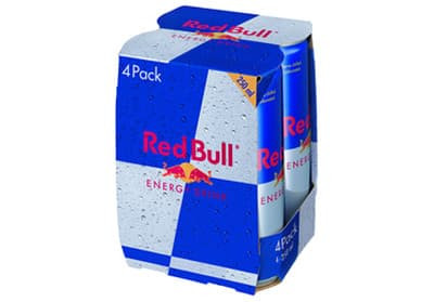 Energinis gėrimas RED BULL (250ml x 4 skard.), 1 l | Kainos.lt