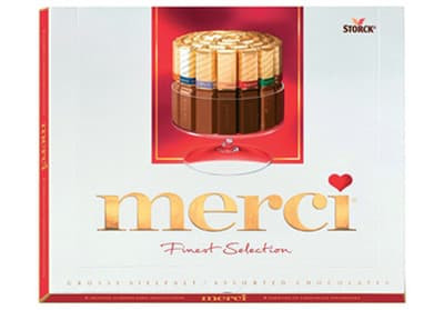 [Nuo 4.89 €] Šokoladinių saldainių rinkinys MERCI ASSORTED CHOCOLATES ...