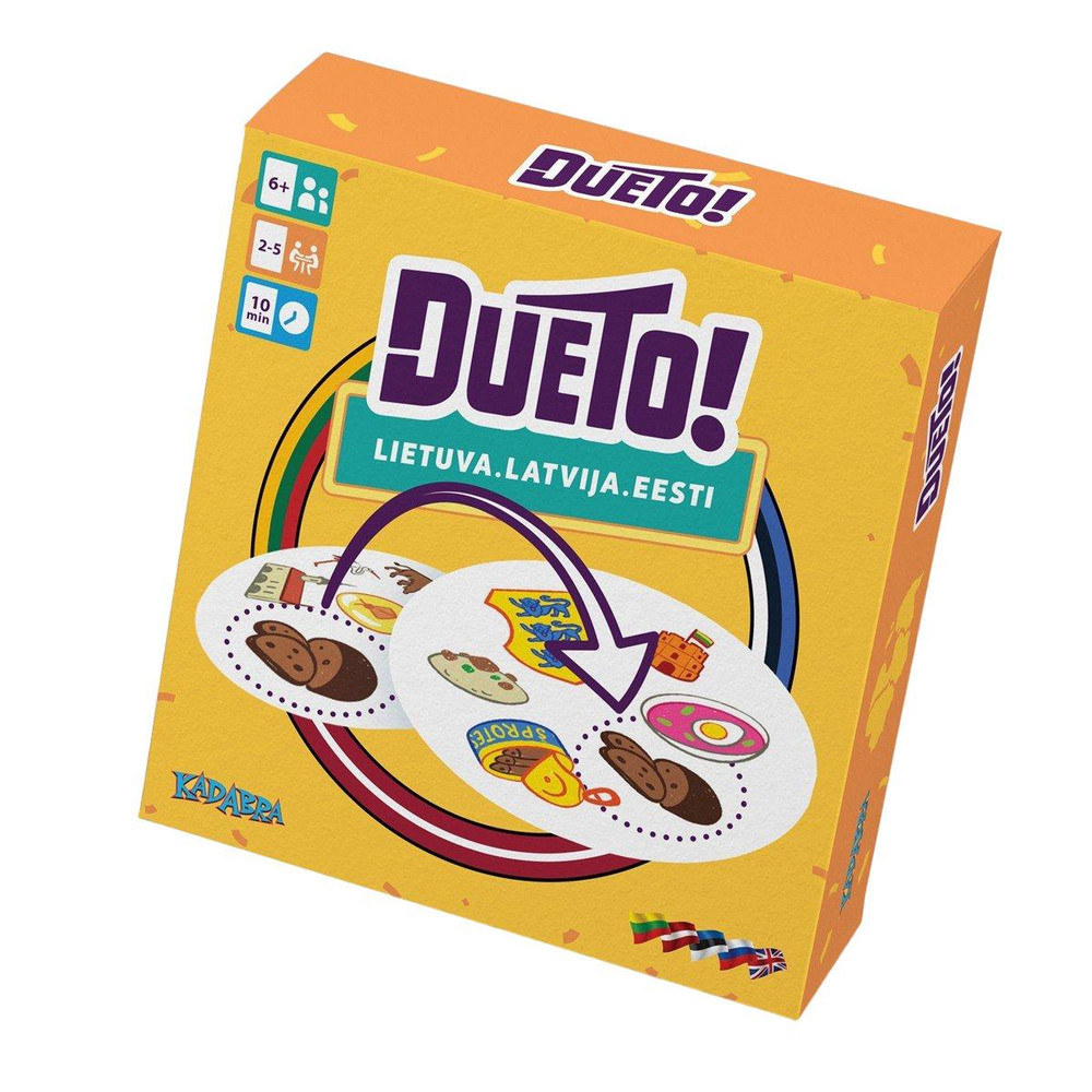 [Nuo 5.17 €] Stalo žaidimas Kadabra DuetO!, LT LV EE RUS EN | Kainos.lt