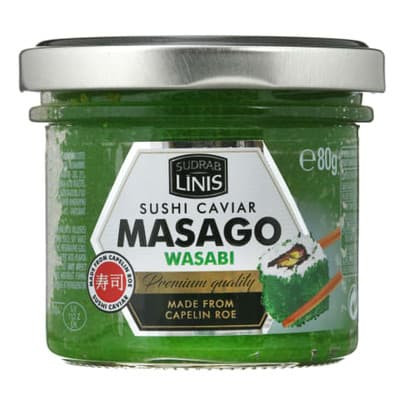 Suši ikrai MASAGO VASABI, 80 g kaina nuo 0.00 € | Kainos.lt