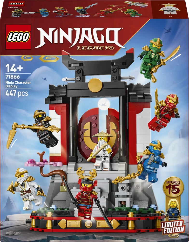 [Nuo 34.99 €] LEGO NINJAGO 15-ųjų metinių nindzių personažų ekspozicija ...
