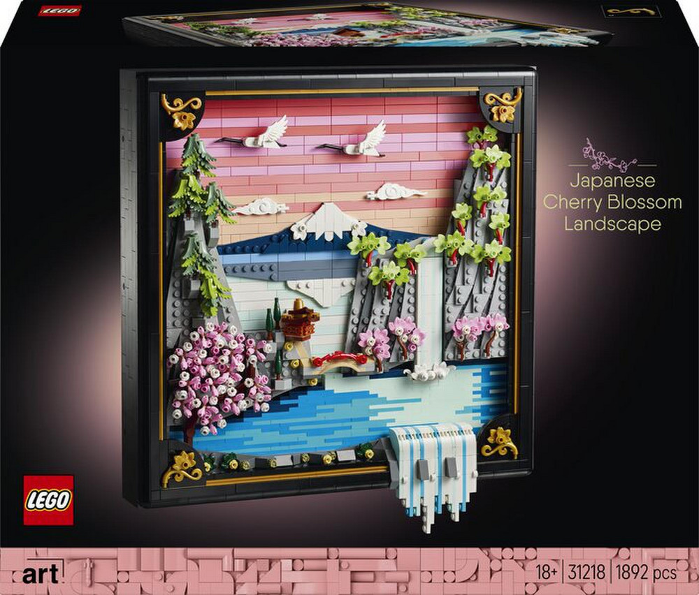 [Nuo 102.48 €] LEGO ART Japanese Cherry Blossom Landscape 31218 | Kainos.lt