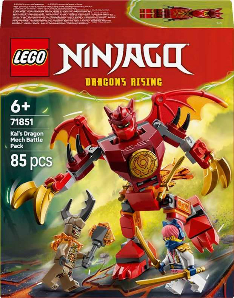 [Nuo 7.76 €] LEGO NINJAGO Kai drakono-roboto kovos rinkinys 71851 ...