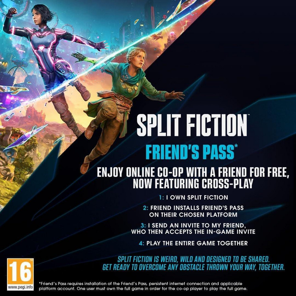 Split Fiction Nintendo Switch 2 kaina nuo 38.99 € | Kainos.lt