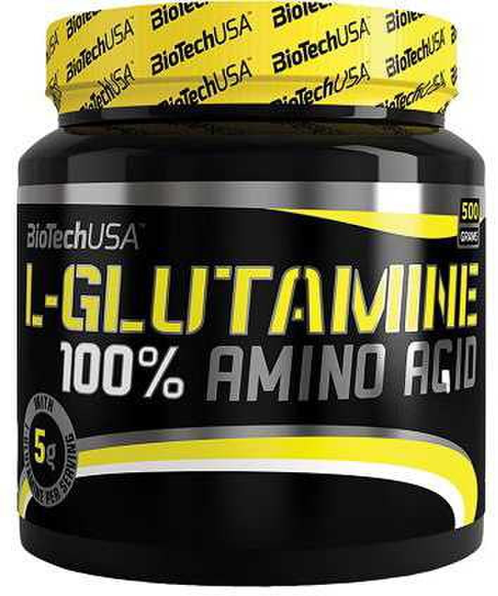 [Nuo 20.99 €] Amino rūgštis BioTech USA 100% L-Glutamine, 500 g | Kainos.lt