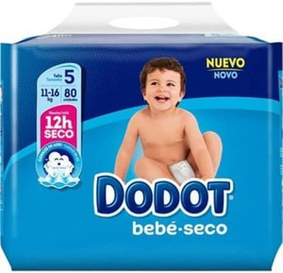 Dodot Baby Dry Diapers T5 80pcs kaina nuo 19.07 € | Kainos.lt