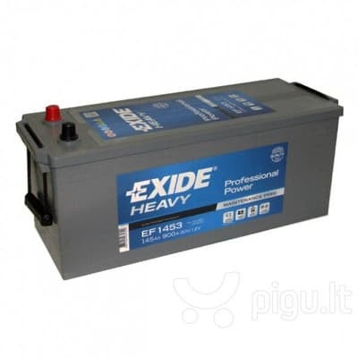 [Nuo 175.69 €] Akumuliatorius EXIDE Heavy EF1453 140Ah 900A | Kainos.lt