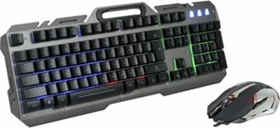 Rebeltec Interceptor Keyboard + Mouse Black (Juoda) | Kainos.lt