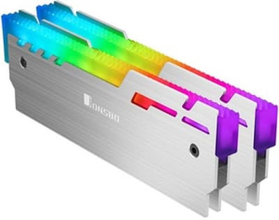 [Nuo 17.67 €] Jonsbo NC-3 RGB-RAM Cooler Silver 2-Pack | Kainos.lt