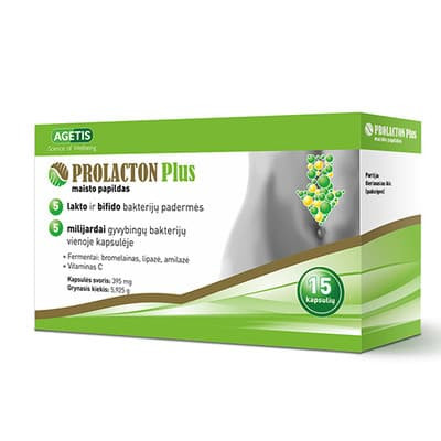 Prolacton Plus kapsulės N15 kaina nuo 5.31 € | Kainos.lt