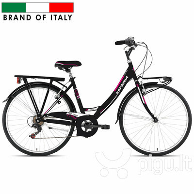 [Nuo 0.00 €] Dviratis Esperia 2100 mono 26 TZ50 6V, juodas | Kainos.lt