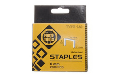 [Nuo 2.39 €] Kabės Forte Tools, 140, 6 mm, 2000 vnt | Kainos.lt