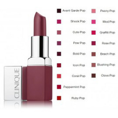 [Nuo 0 €] Clinique Pop Matte Lip Color + Primer lūpų dažai ir pagrindas ...