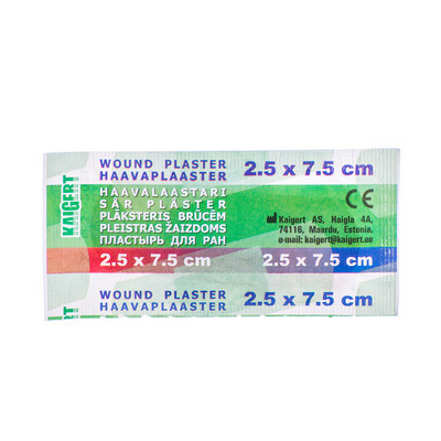 sterilus pleistras kaina nuo 0.07 € (7 pard.)