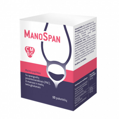 MANOSPAN, 10 paketėlių kaina nuo 17.99 € | Kainos.lt