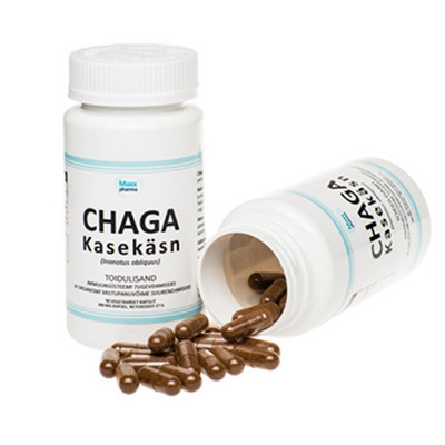 Chaga 500mg (juodojo beržo grybas) kapsulės N60 | Kainos.lt