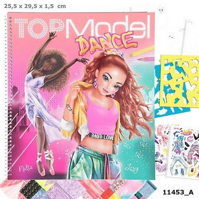 TOP Model. Dance. Spalvinimo knyga kaina nuo 10.02 € | Kainos.lt