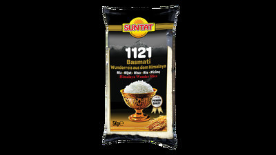 [Nuo 18.89 €] Ilgagrūdžiai BASMATI ryžiai SUNTAT PREMIUM 1121, 1 kg ...