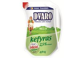 [Nuo 0.87 €] Natūralus kefyras ŽEMAITIJOS 2,5 % rieb., 900 g | Kainos.lt