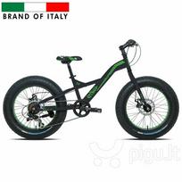 [Nuo 0 €] Dviratis Esperia 9020 fat bike 20'' - juodas/žalias | Kainos.lt